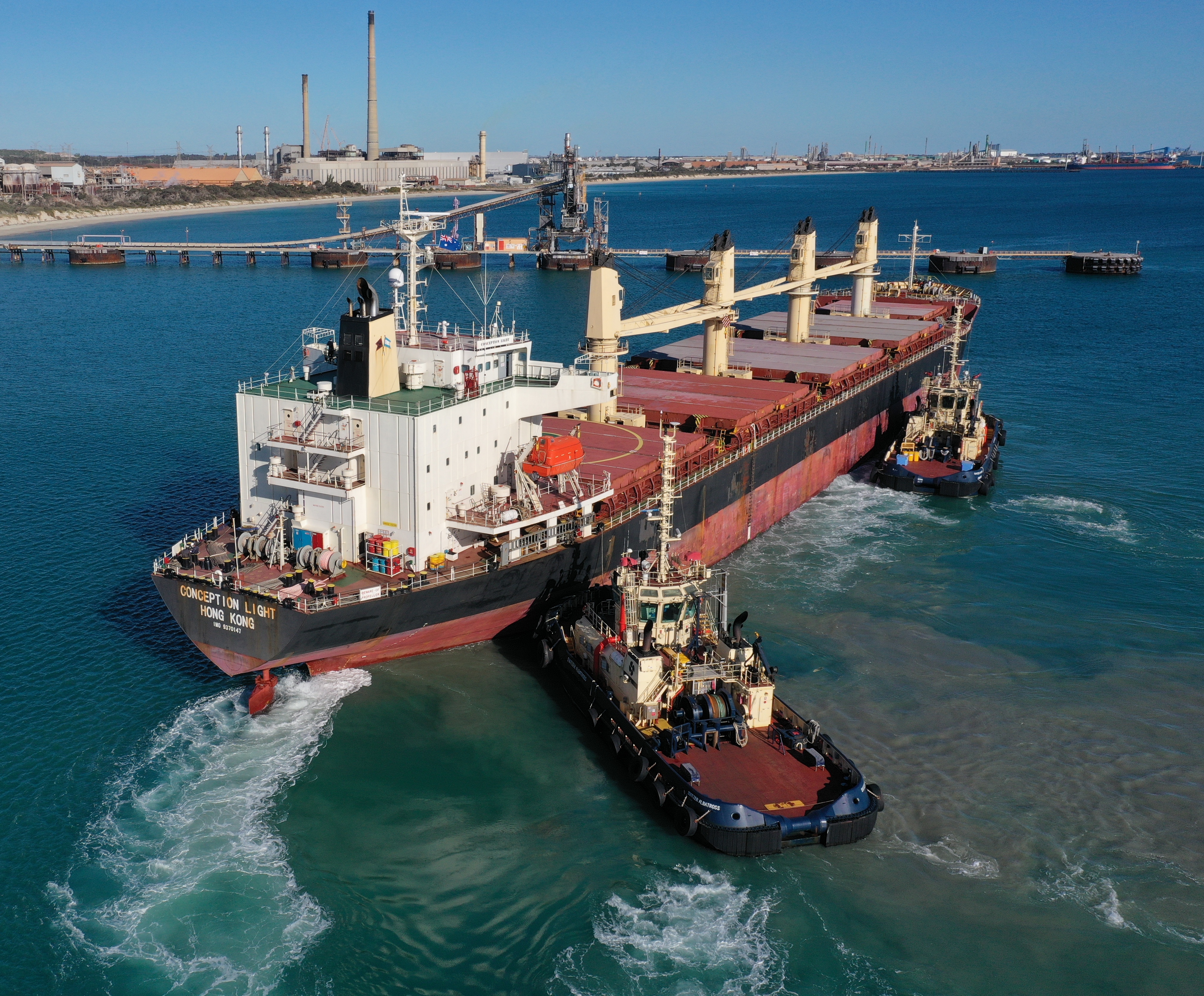 Conception Light arr. Alcoa jetty, Fremantle 03-07-2020 (10) - 33m.JPG ...